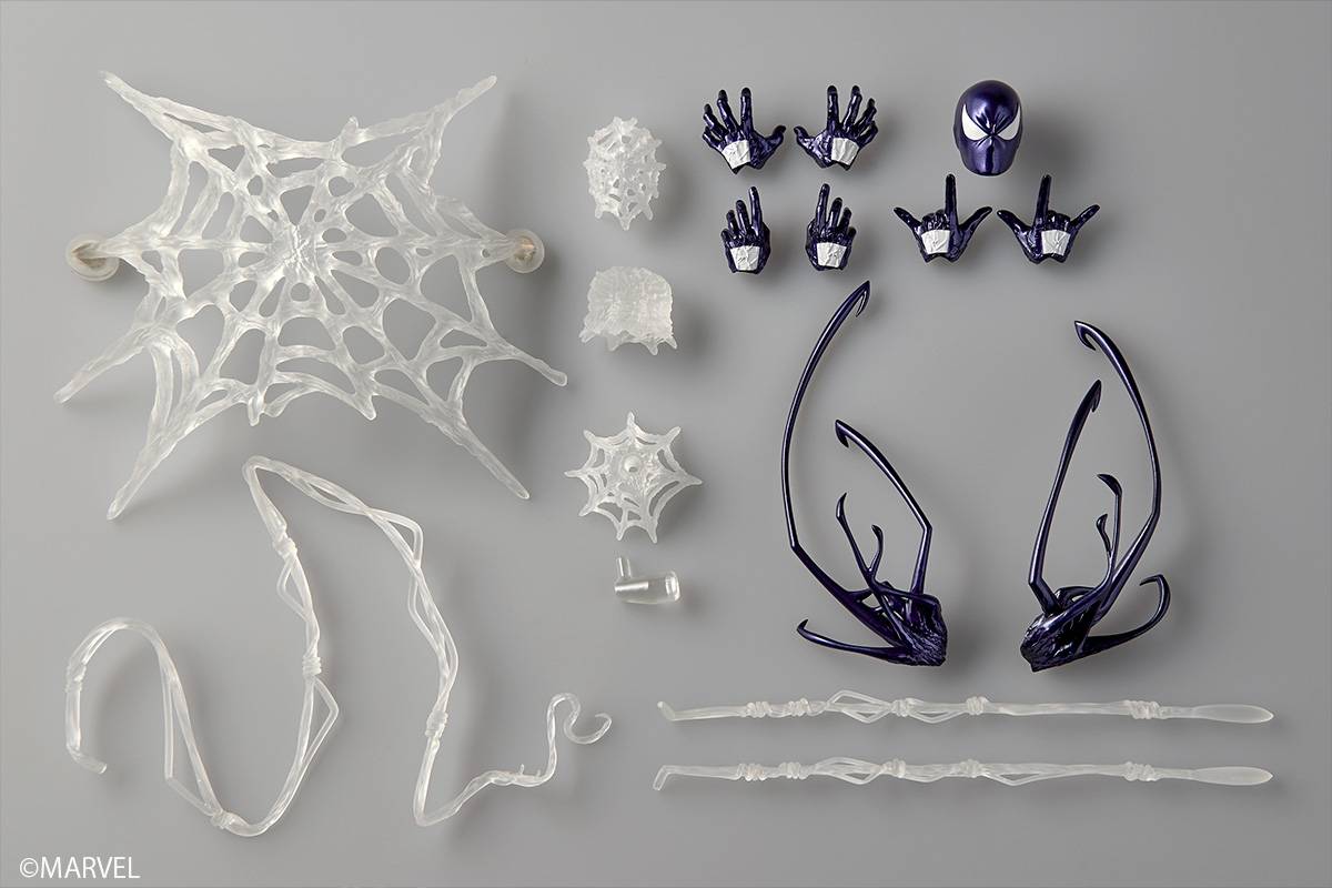 Amazing Yamaguchi / Revoltech: Spider-Man - Symbiote Spider-Man (Purple ...