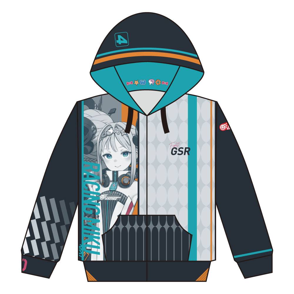Hatsune Miku: Racing Miku Hoodie (M) 2026 Ver. [Caravan] - Nin-Nin-Game.com