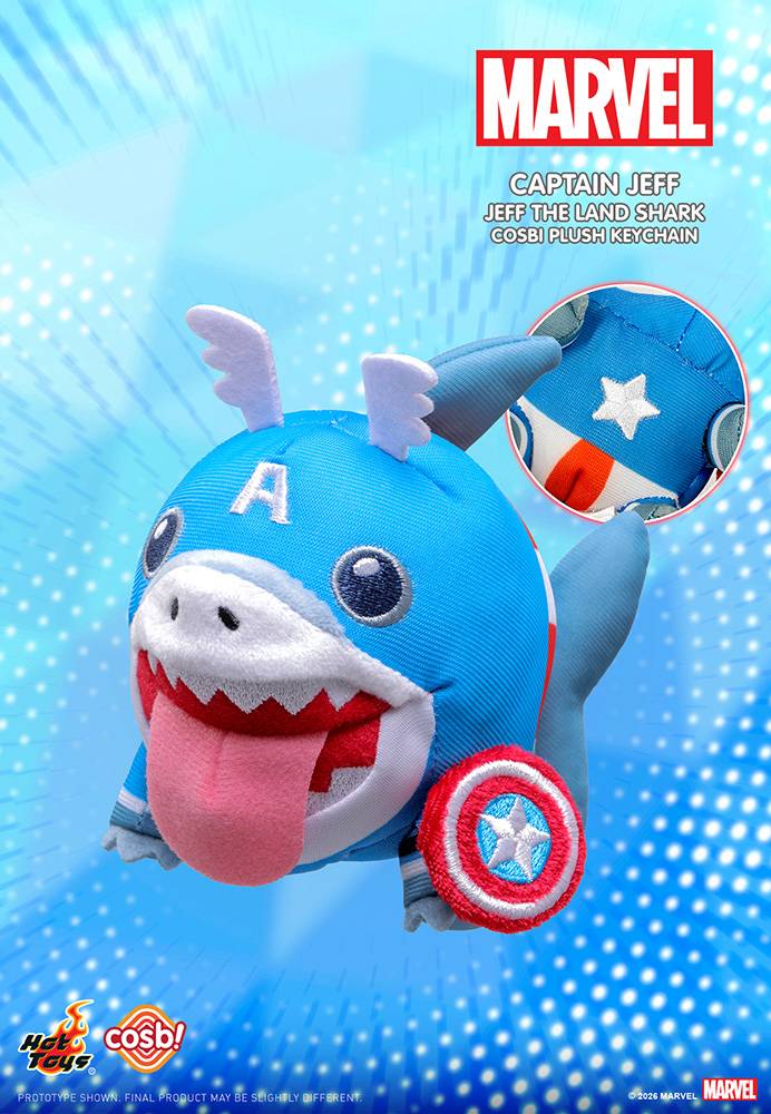 Marvel Rivals: Jeff the Land Shark - Plush Mascot Cosb! Collection (6 ...