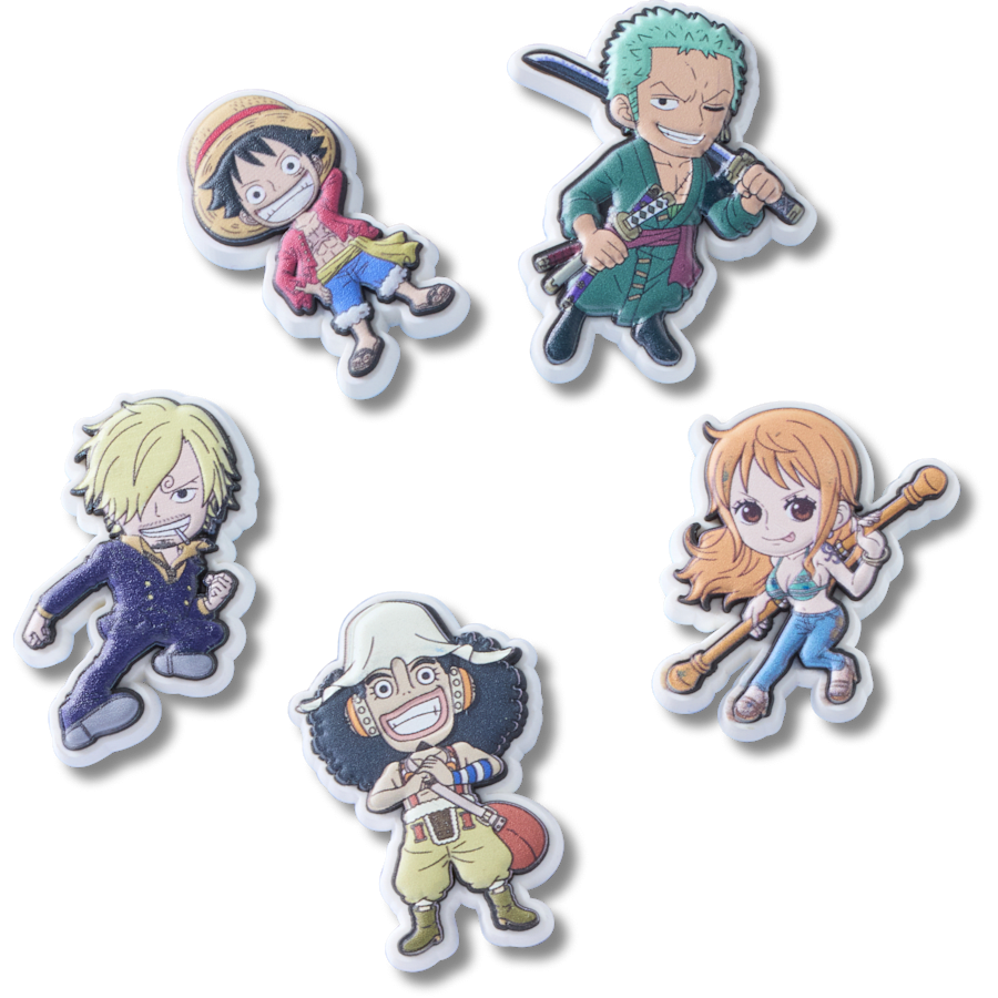 One Piece: Jibbitz™ Charms (The Straw Hat Pirates) - 5packs box [Crocs ...