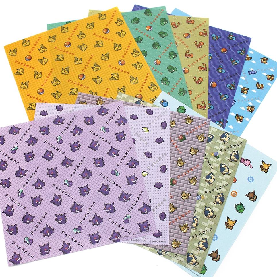 Pokémon: Origami Collection - Pixel Art (30 Sheets) [The Pokémon ...