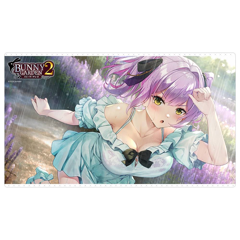 Bunny Garden 2: Erina - Rubber Desk Mat [Curtain Damashii] - Nin-Nin ...