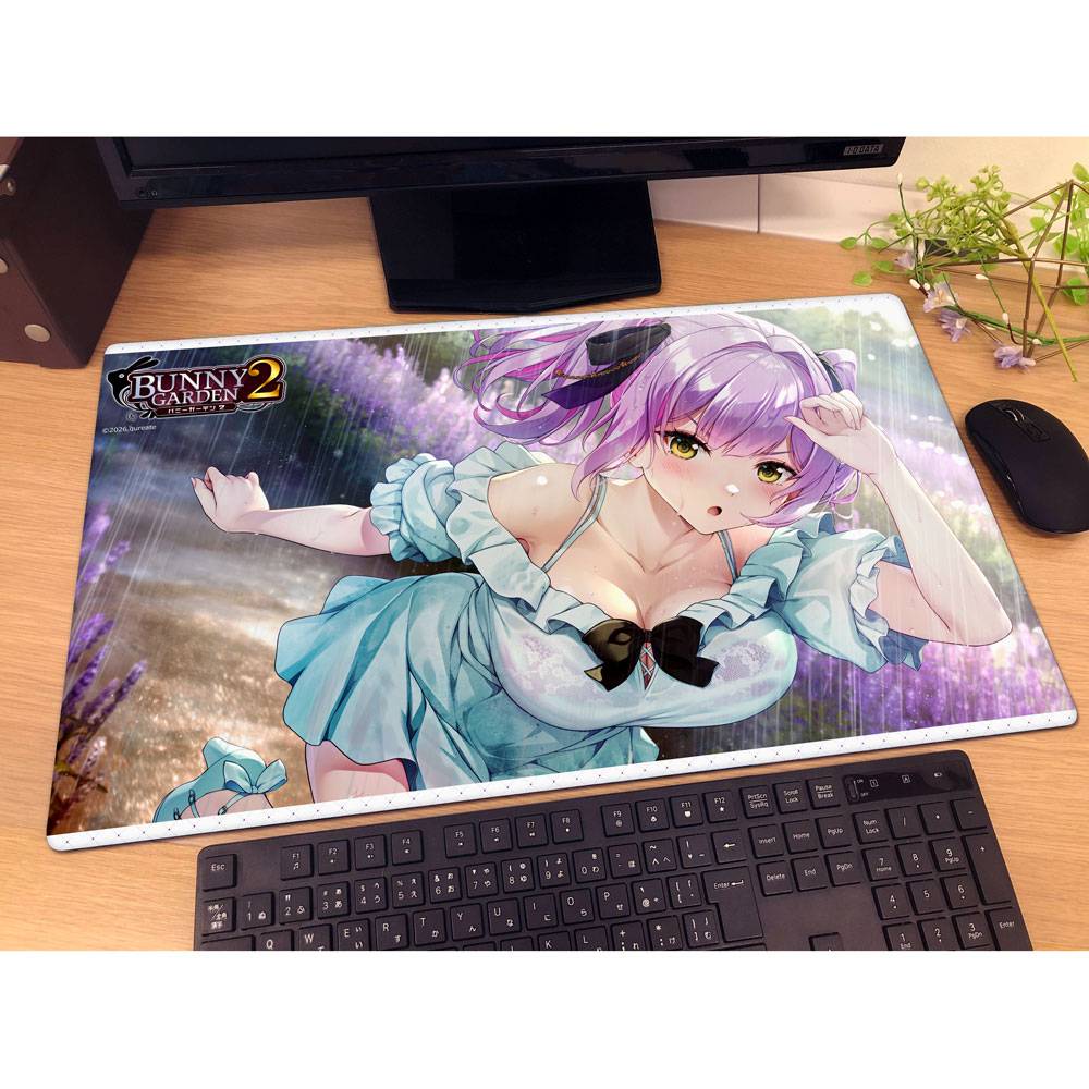 Bunny Garden 2: Erina - Rubber Desk Mat [Curtain Damashii] - Nin-Nin ...